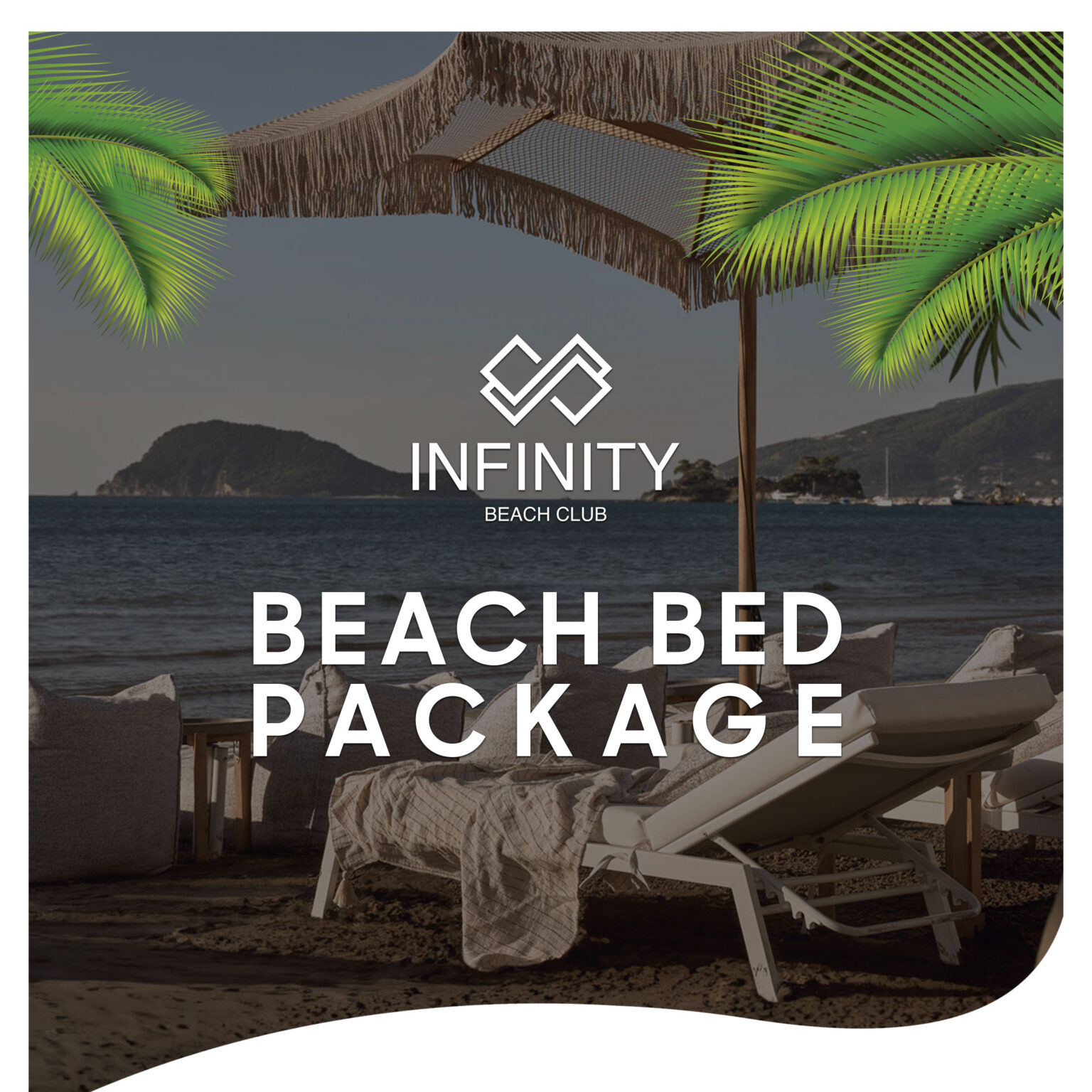 Beach Bed Package - Infinity Beach Club
